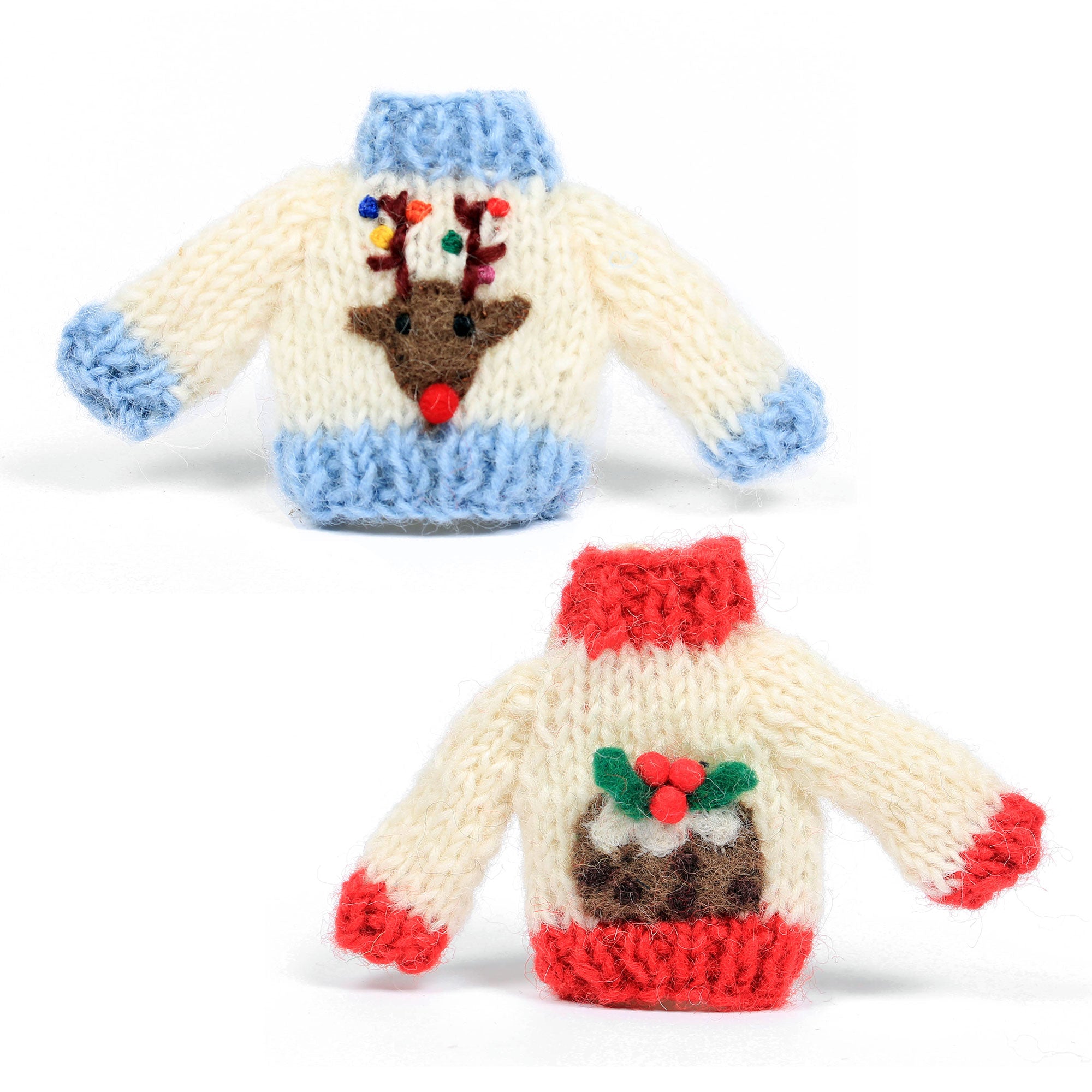 Christmas Knitted Jumper Set l Festive Felt