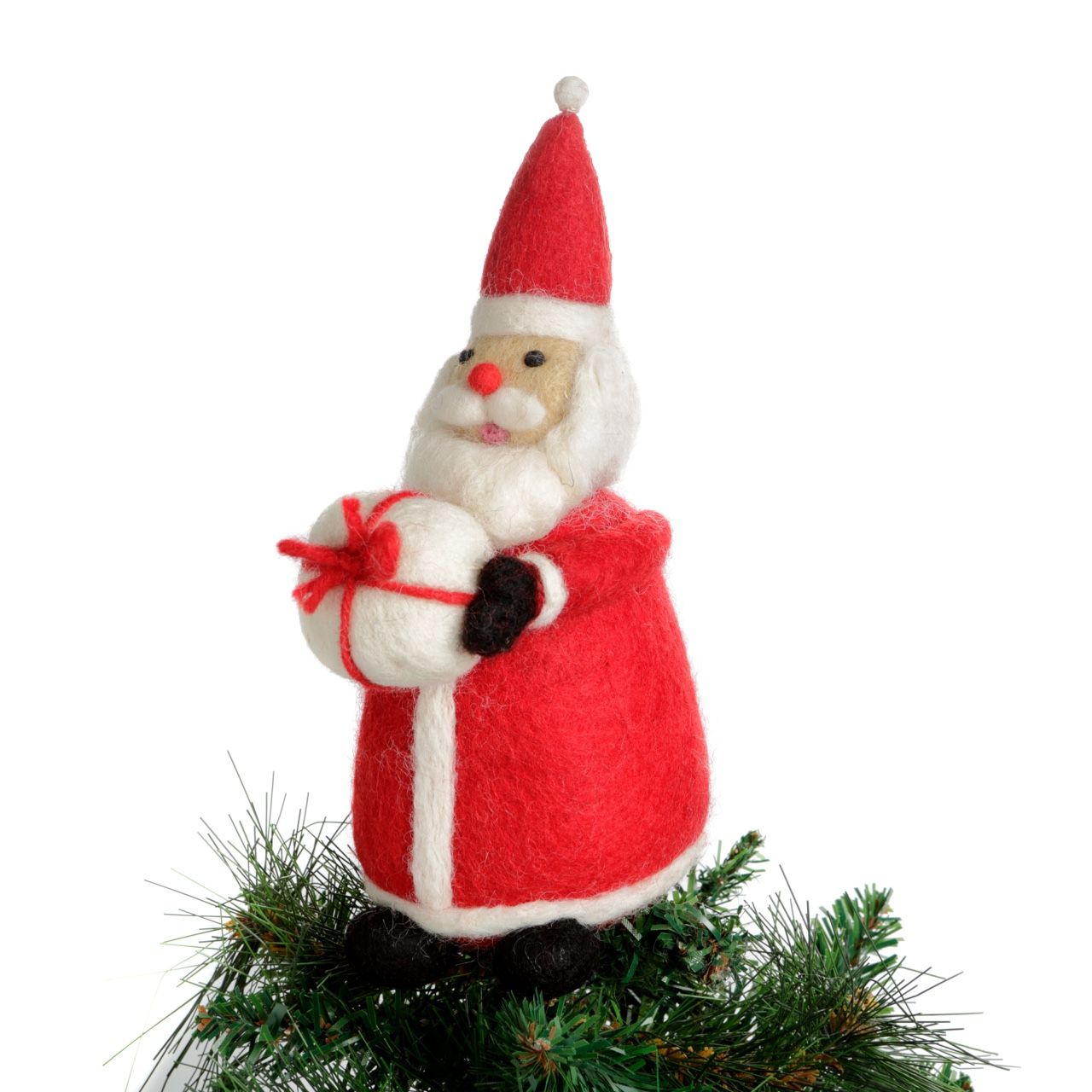 Large Santa Tree Topper from Festive Felt