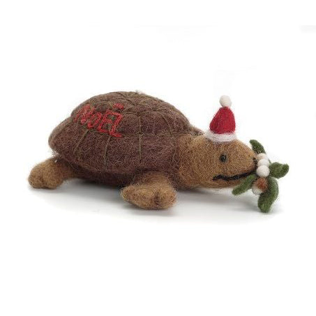Noel Tortoise Christmas Decoration | Buy online from Festive Felt