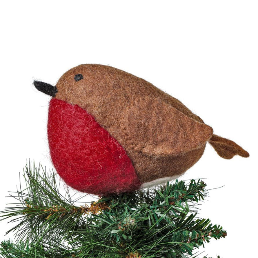 Robin Tree Topper from Festive Felt